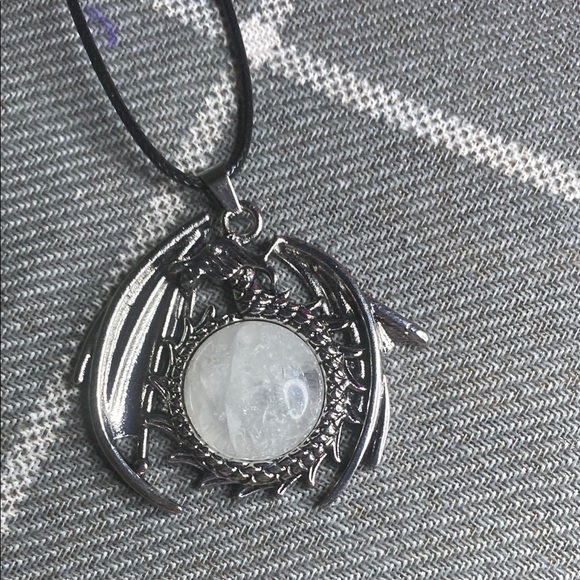 Jewelry | Silver Dragon Pendant Necklace | Poshmark